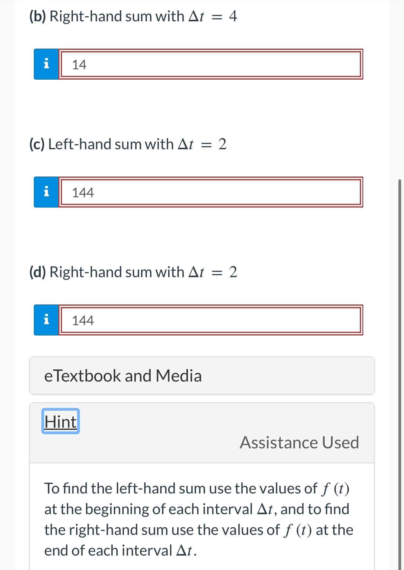 Solved Using the figure above, calculate the value of each | Chegg.com