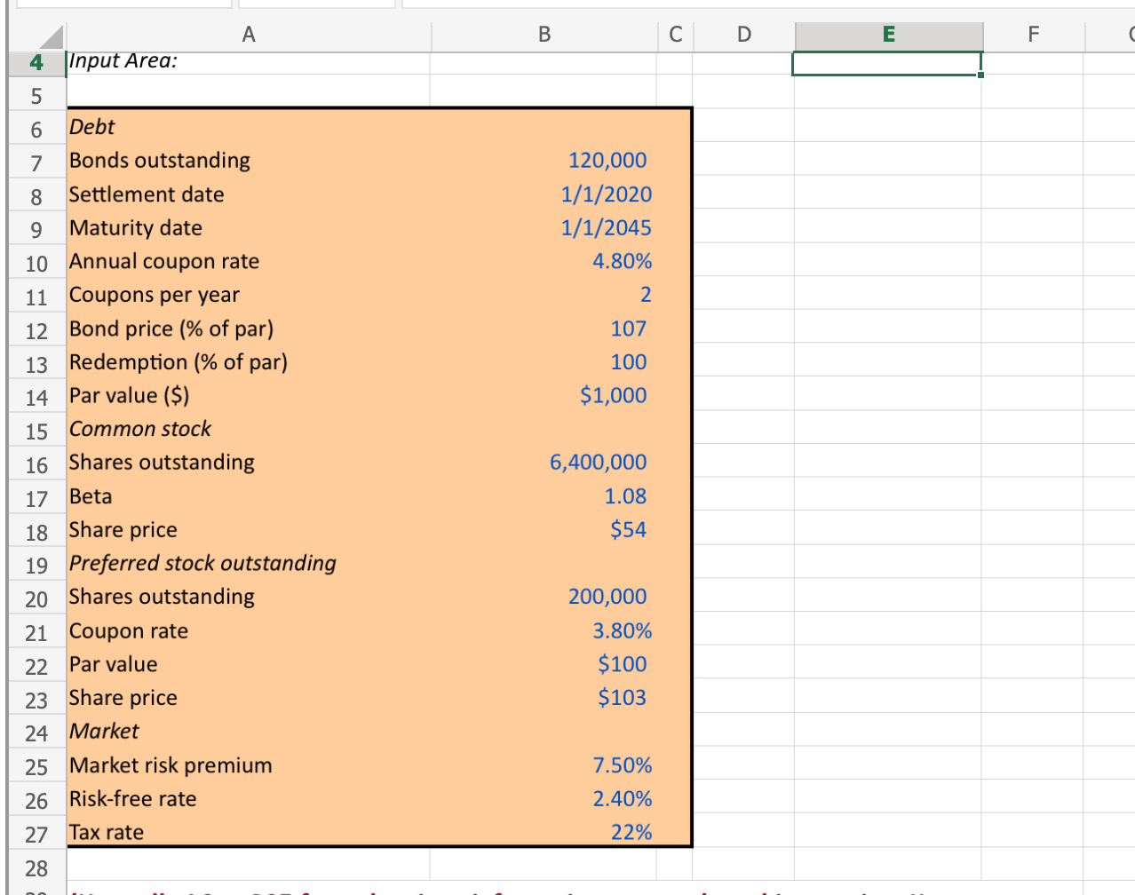 Solved ion 1 Show All Excel Formulas ion 2 Chegg