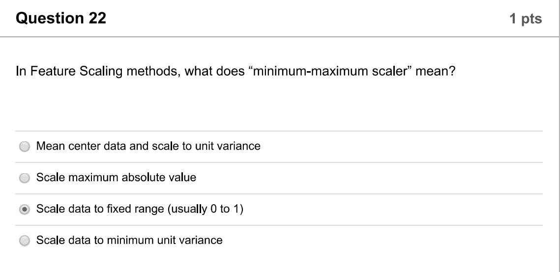 Solved In Machine Learning terms, what does "features" refer | Chegg.com