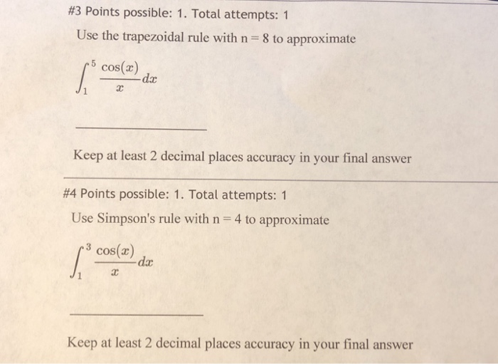 Solved #3 Points possible: 1 . Total attempts: 1 Use the | Chegg.com