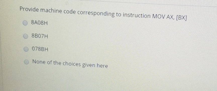 assembly - What "MOV AX, [BX]" actually does? - Stack Overflow