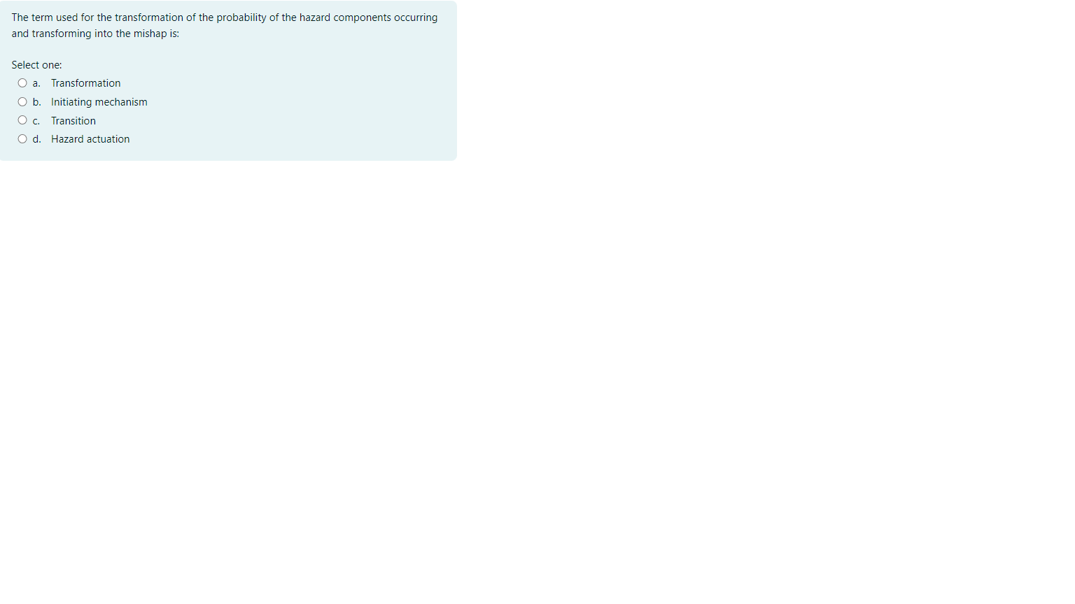 Solved The term used for the transformation of the | Chegg.com