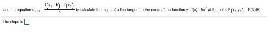 Solved Evaluate The Derivative Of The Following Function At