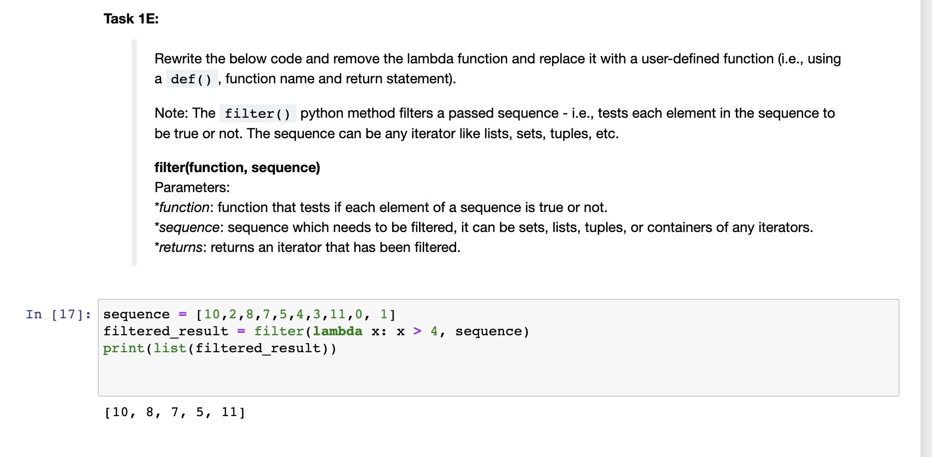 Solved Task 1D: 1D-A: Select Jason's data as a row 1D-B: | Chegg.com