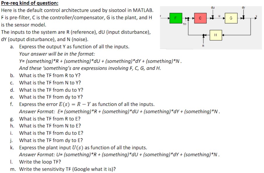 Solved Here is the default control architecture used by | Chegg.com