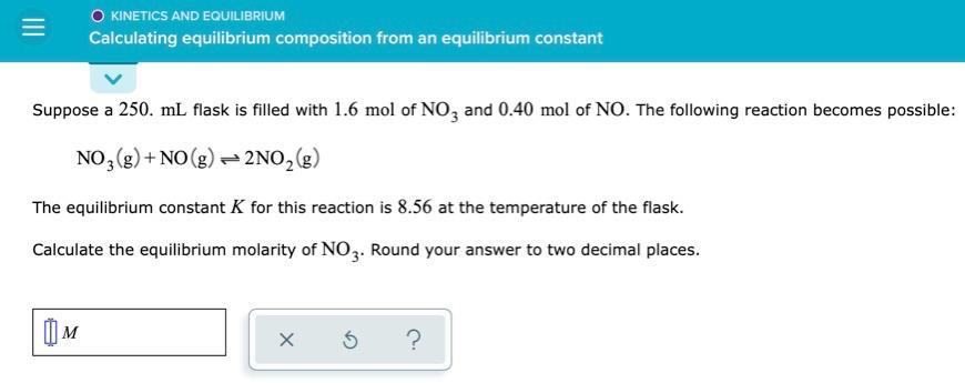 Solved O KINETICS AND EQUILIBRIUM Calculating equilibrium | Chegg.com