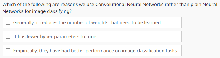 Solved Which of the following are reasons we use | Chegg.com