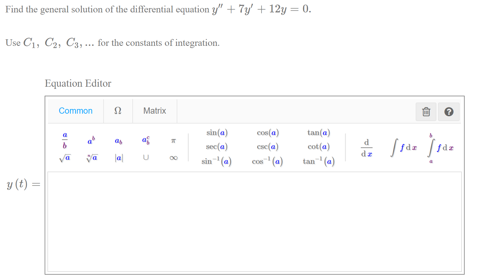 Solved Find the general solution of the differential | Chegg.com