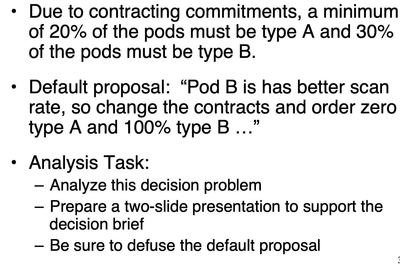 Solved Two types of ISR pods are available. Performance | Chegg.com