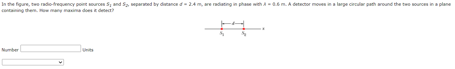 Solved In the figure, two radio-frequency point sources S1 | Chegg.com