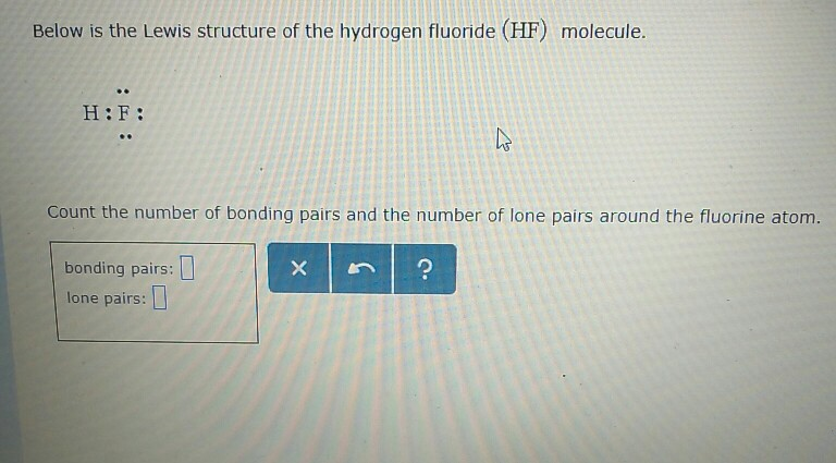 Hydrogen Fluoride Lewis Structure