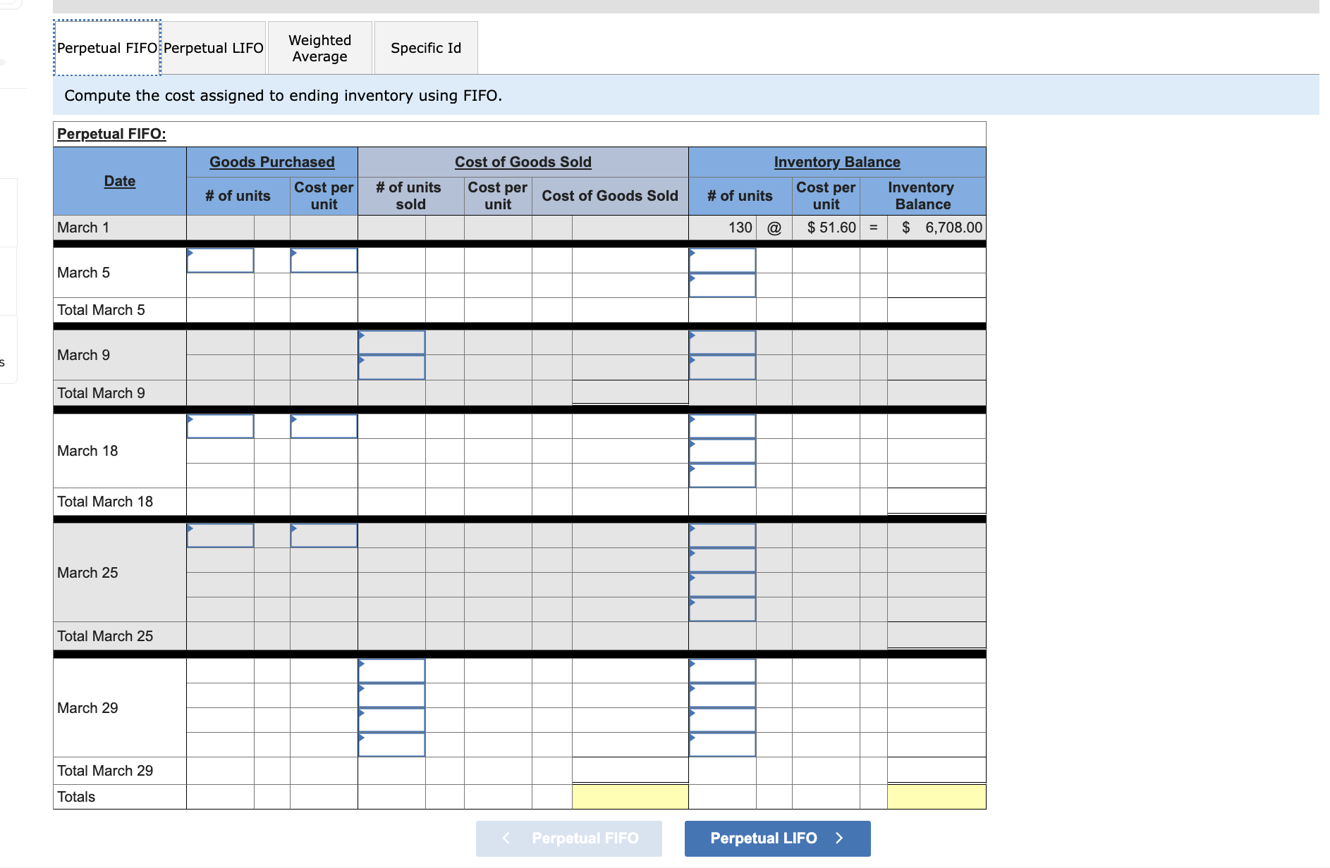 Solved Compute the cost assigned to ending inventory | Chegg.com