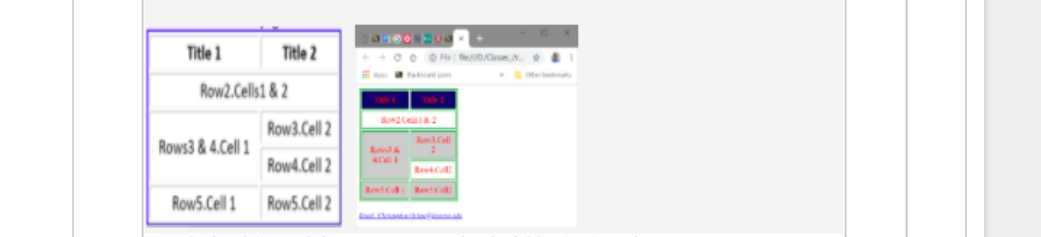 Use embedded CSS style sheets for the table and | Chegg.com