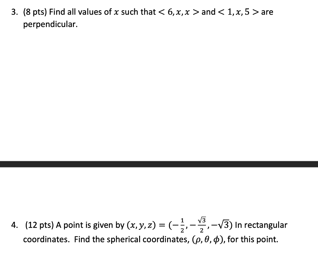 Solved 3. (8 pts) Find all values of x such that | Chegg.com Solved 3. (8 pts) Find all values of x such that | Chegg.com