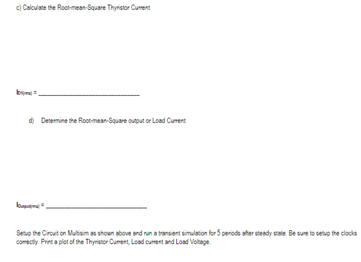 Solved The Circuit Below consist of an AC Voltage source, a | Chegg.com
