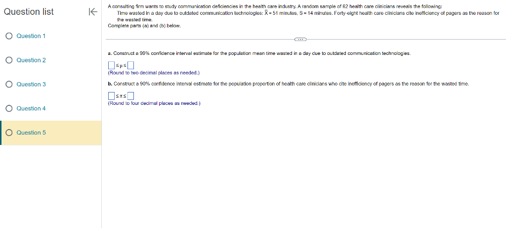 Solved A consulting firm wants to study communication | Chegg.com