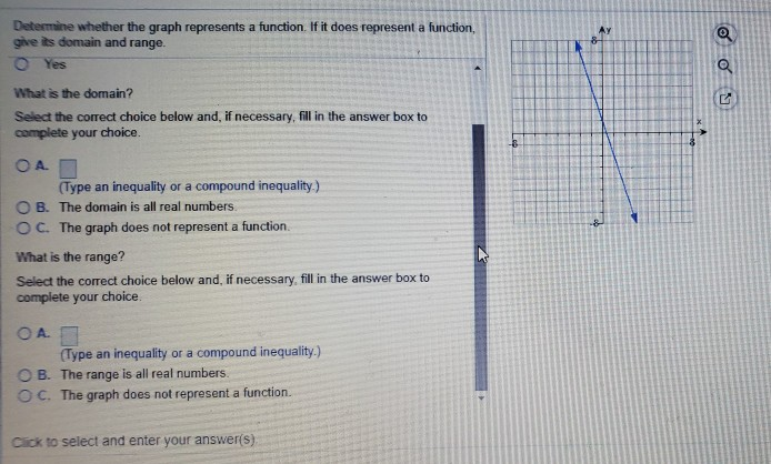 Solved Determine whether the graph represents a function. If | Chegg.com