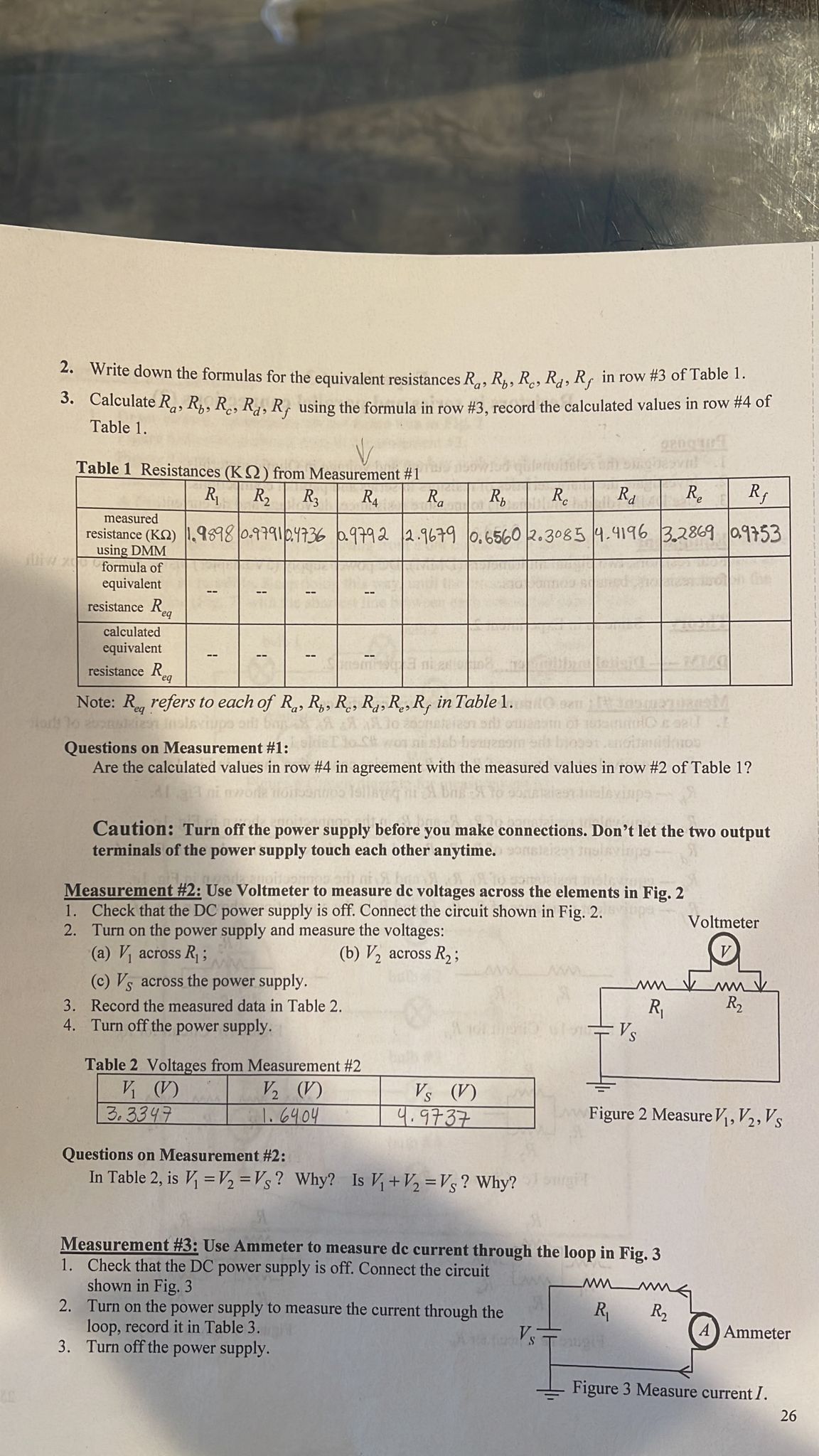 Solved I need help with calculating tables 1 and 6, I | Chegg.com