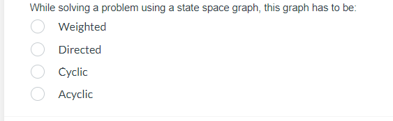Solved While solving a problem using a state space graph, | Chegg.com