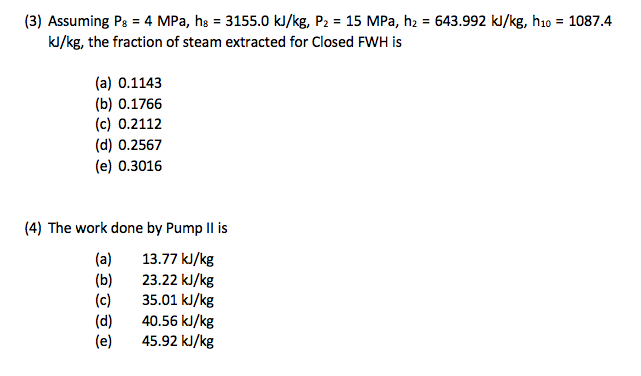 Solved High-P turbine Low-P Turbine Boiler Closed FWH til | Chegg.com