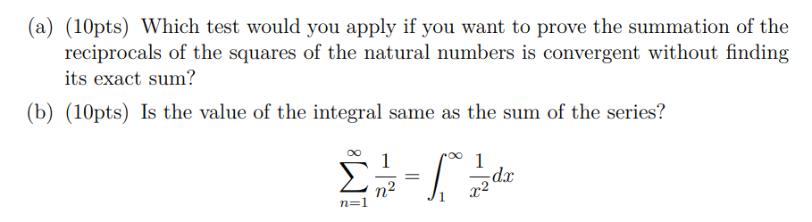 Solved 4. The Basel problem was first posed in 1644 and | Chegg.com