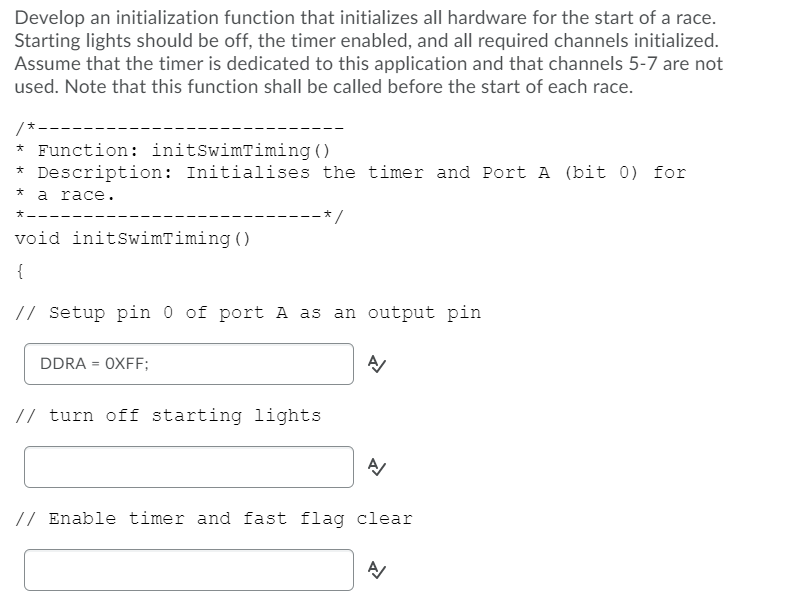 Vcc Start Push Button Switch WHE Port A РА0 Start | Chegg.com