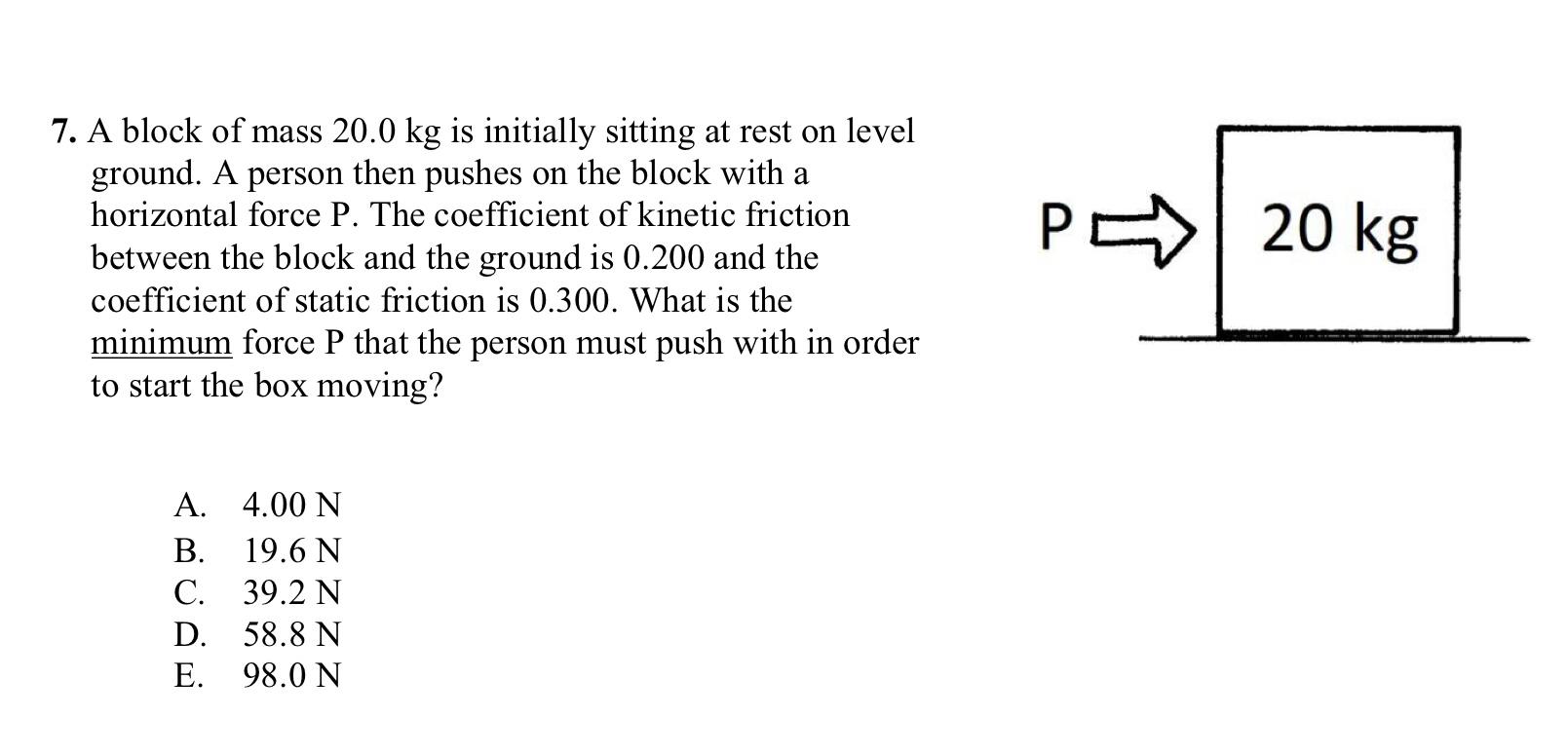 Solved Having a bit of trouble setting up the force diagram | Chegg.com