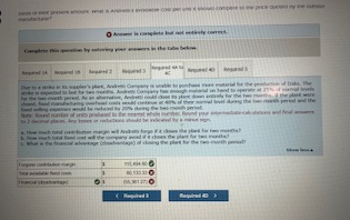 Solved Problem 13-19 (Algo) ﻿Relevant Cost Analysis in a | Chegg.com