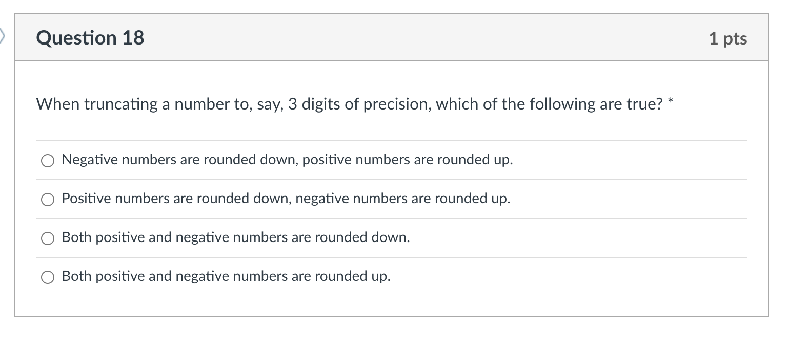 Solved When truncating a number to, say, 3 digits of | Chegg.com