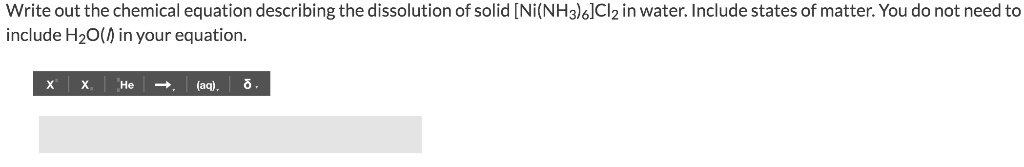 Solved Write out the chemical equation describing the | Chegg.com