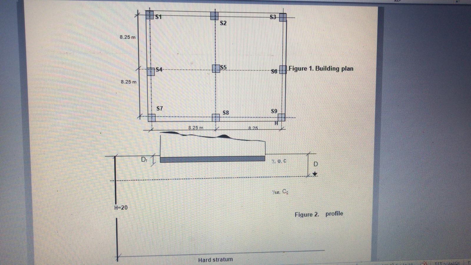 Solved A proposed building plan is as shown in Figure 1. | Chegg.com