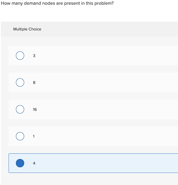 Solved How many demand nodes are present in this problem? | Chegg.com