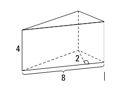 Solved Find the volume of the triangular prism. | Chegg.com