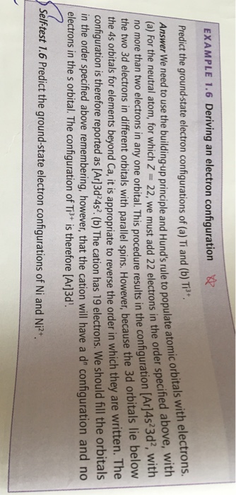 Solved Predict The Ground State Electron Configurations Of