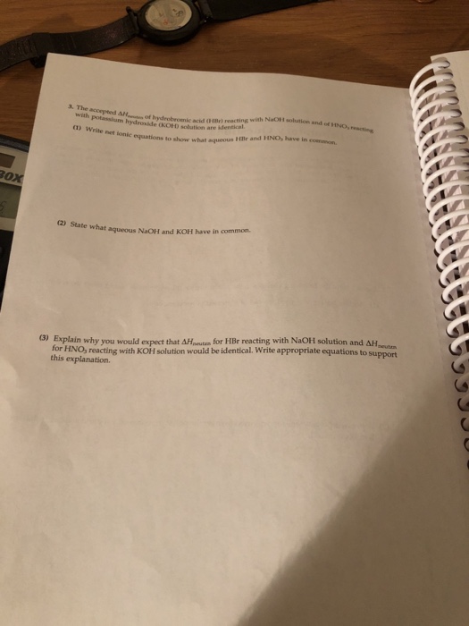 Solved Post-Laboratory Questions Use the spaces pronided for | Chegg.com