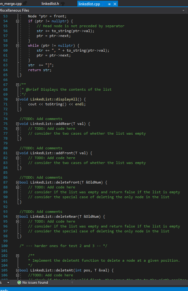 Solved You must have a working LinkedList data structure. We | Chegg.com