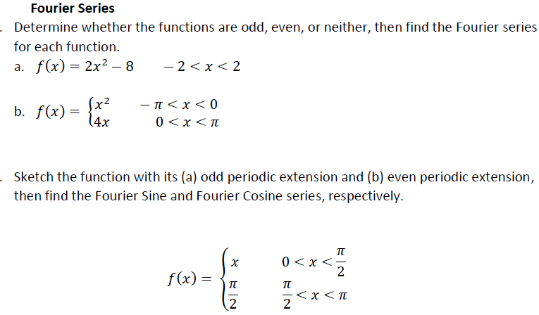 Solved Periodic Functions Graph the following periodic | Chegg.com