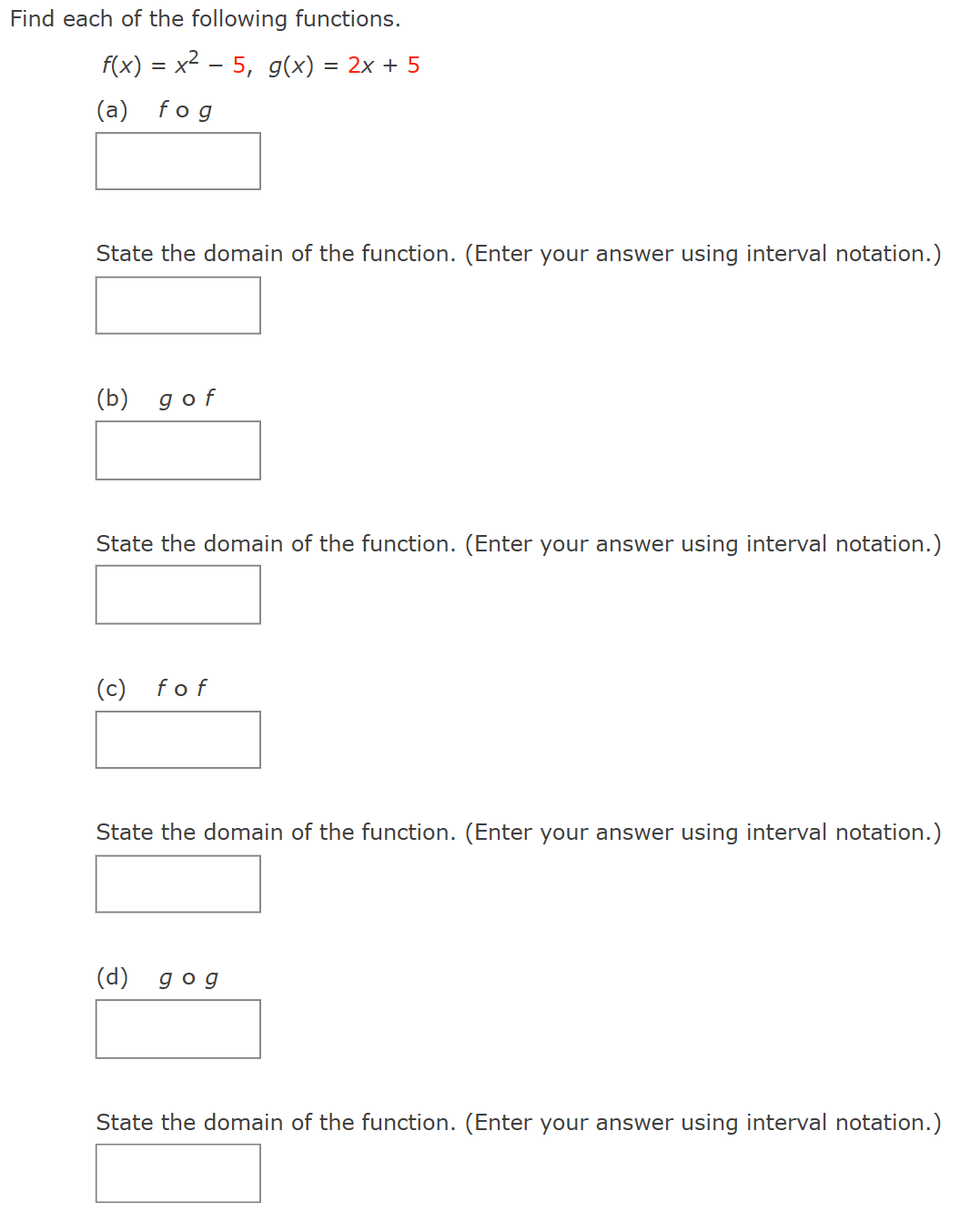 Solved Find each of the following | Chegg.com