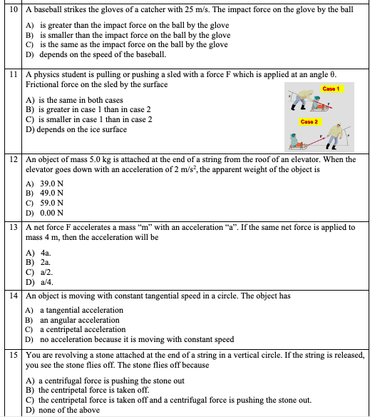 Solved Can you check my answers 10.c. 11. A 12.C. 13.D | Chegg.com