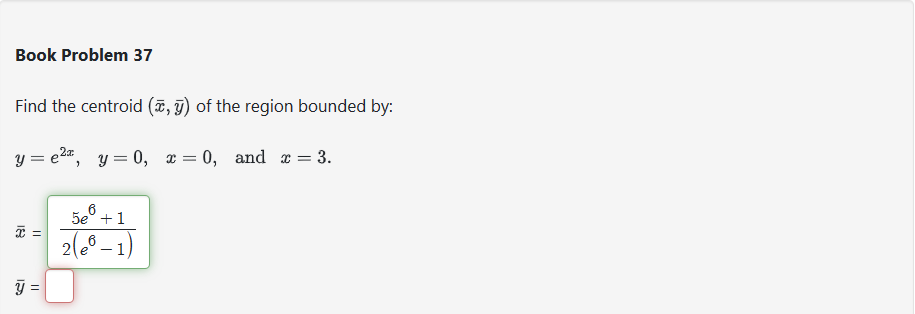 Solved Find the centroid of the region bounded | Chegg.com