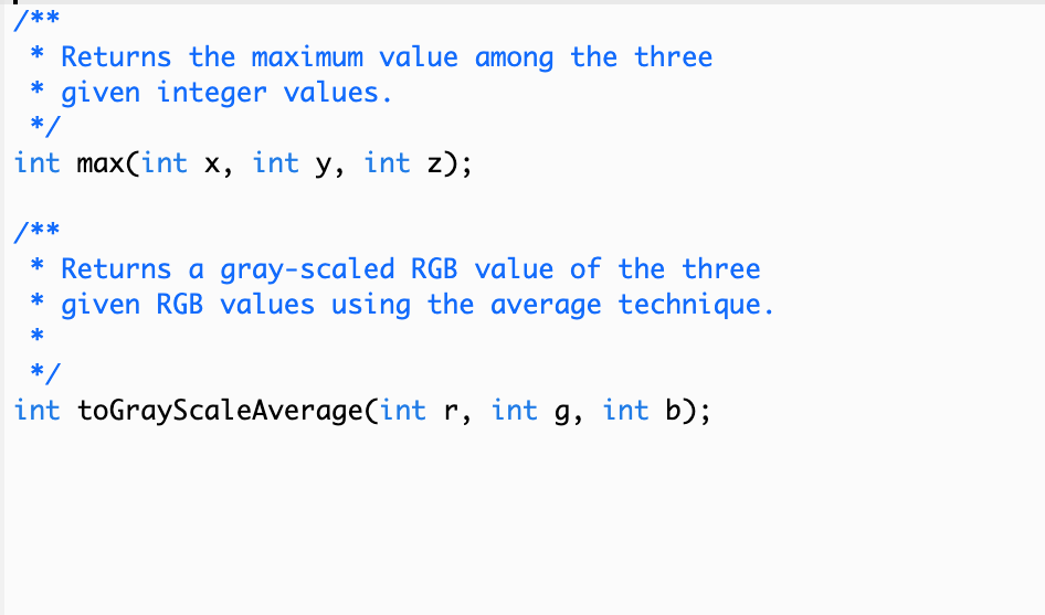 Solved 3.2 Writing Functions Images are made up of | Chegg.com