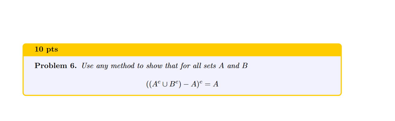 Solved 10ptsProblem 6. Use any method to show that for all | Chegg.com Solved 10ptsProblem 6. Use any method to show that for all | Chegg.com