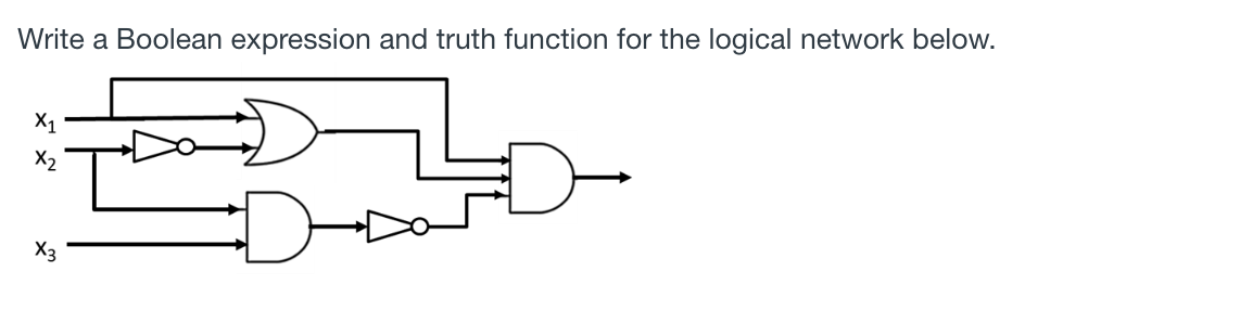 Solved by an EXPERT Write a Boolean expression and truth function for the | Chegg.com
