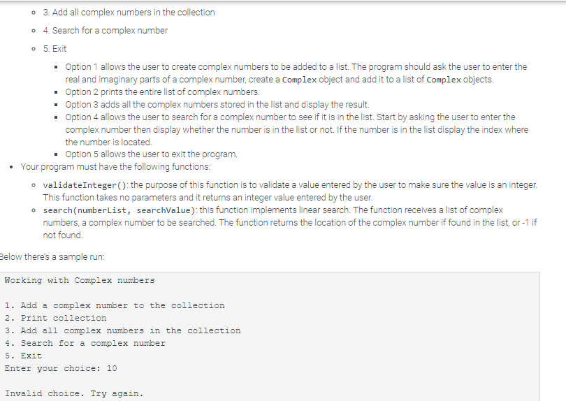 Solved 8.1 Creating classes and overloading operators This | Chegg.com