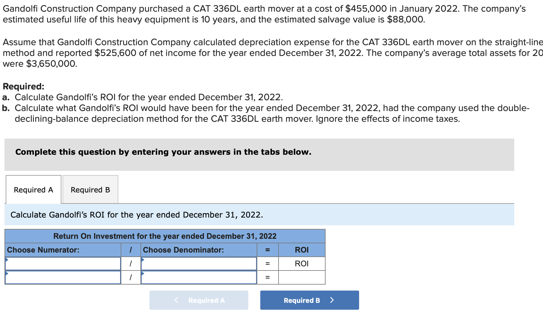 Solved Gandolfi Construction Company purchased a CAT 336DL | Chegg.com
