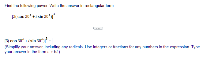 Solved Write the quotient in rectangular form. | Chegg.com