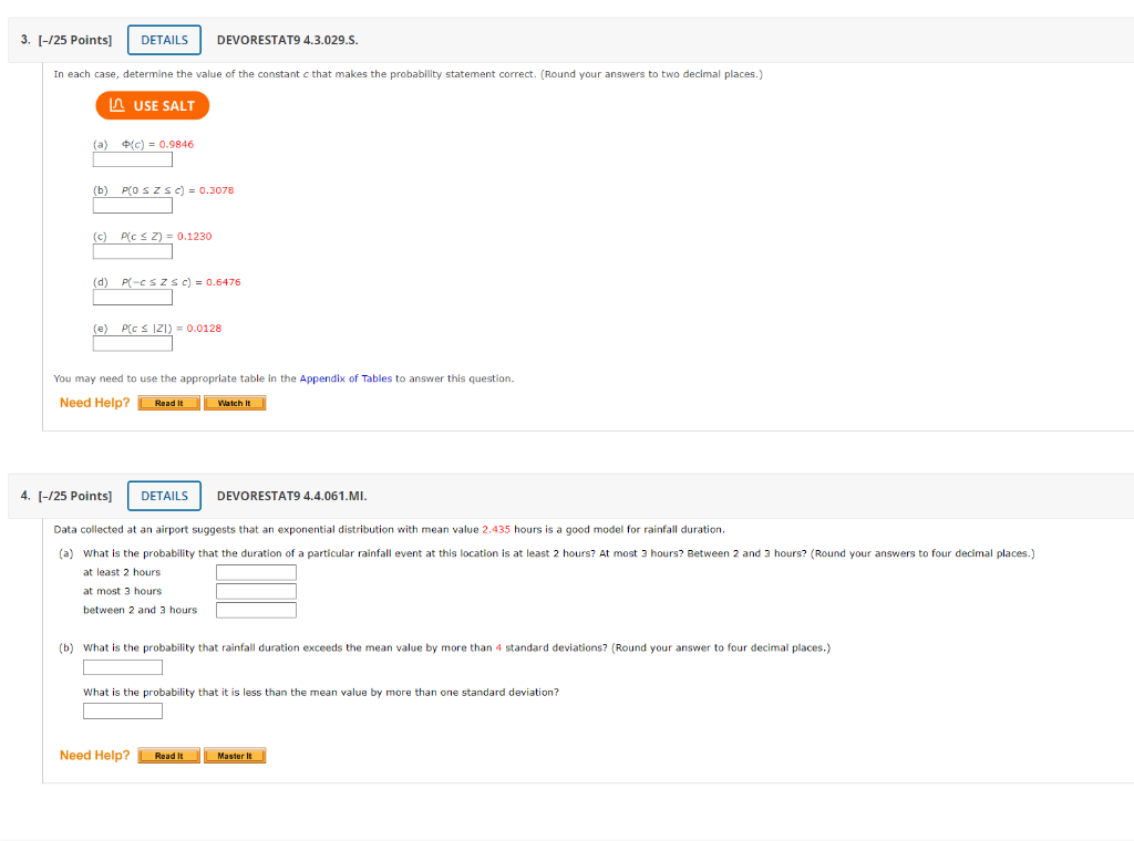 Solved You may need to use the appropriate table in the | Chegg.com