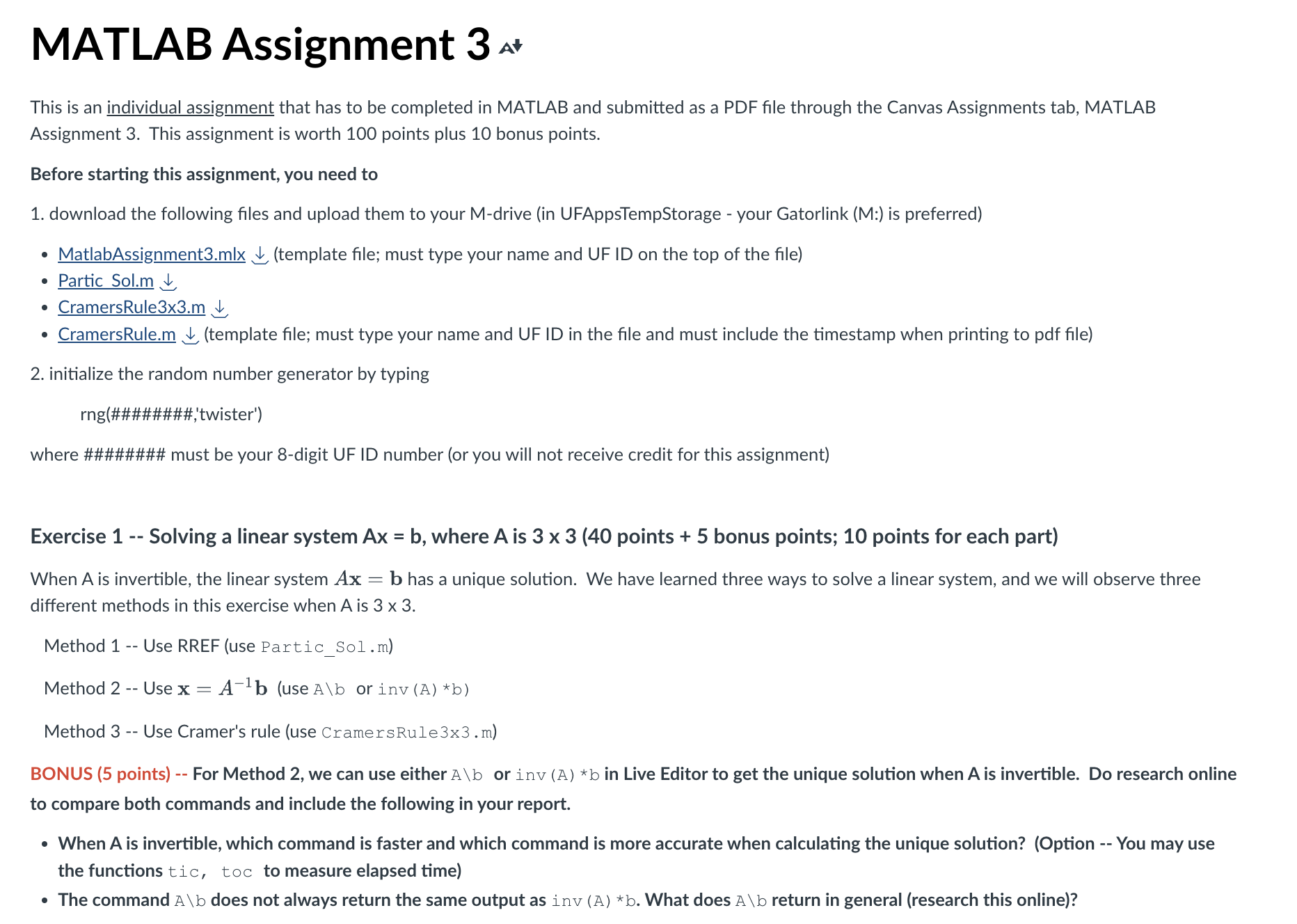 - Repeat the three methods to solve the system (Note: | Chegg.com