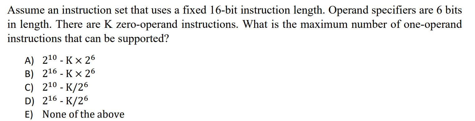 Solved Assume an instruction set that uses a fixed 16-bit | Chegg.com