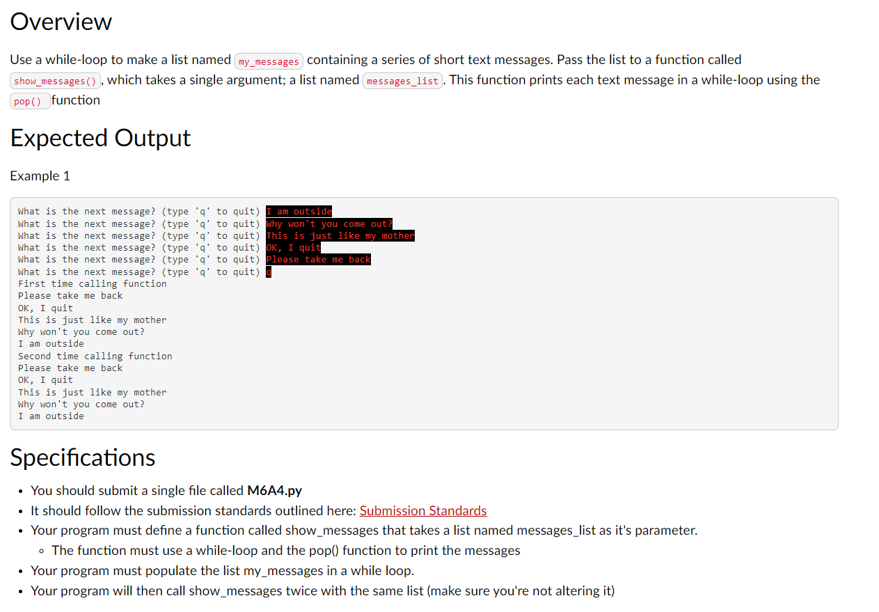 Solved Use a while-loop to make a list named containing a | Chegg.com Solved Use a while-loop to make a list named containing a | Chegg.com